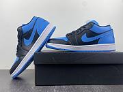 Jordan 1 Low Black University Blue 553558-041 - LULULIFE