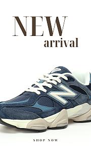 New Balance 9060 Vintage Indigo Heron Blue U9060EEF - LULULIFE